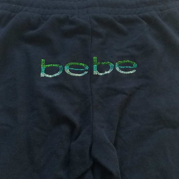 bebe | Pants & Jumpsuits | Bebe Navy Blue Sweatpants In Size M | Poshmark